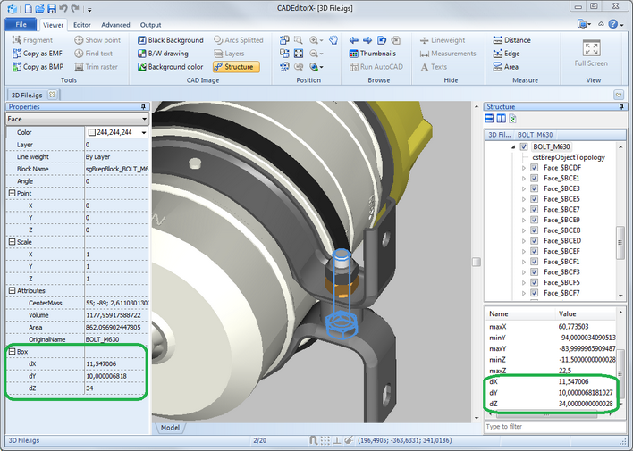 User Interface > Overview > Measuring 3D Models