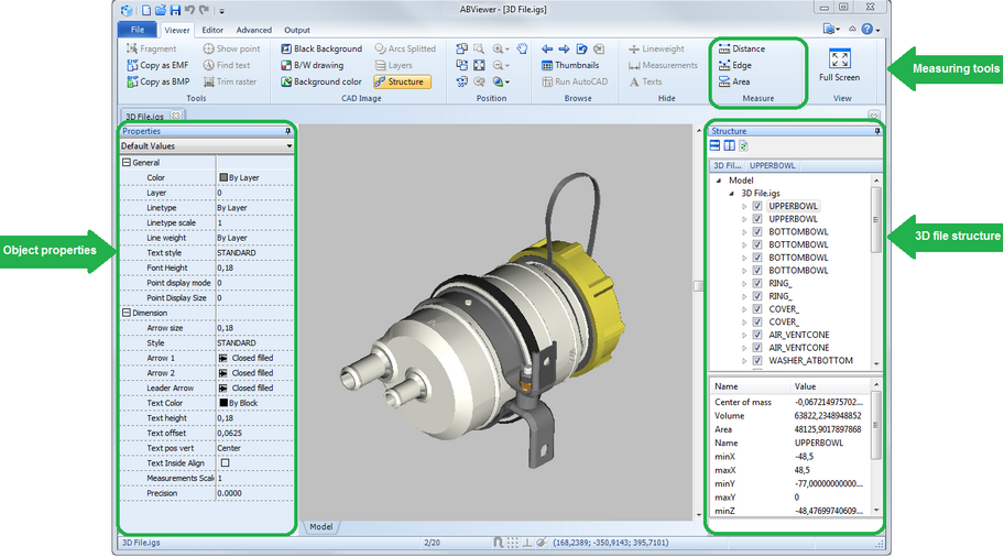 Overview > Measuring 3D Models